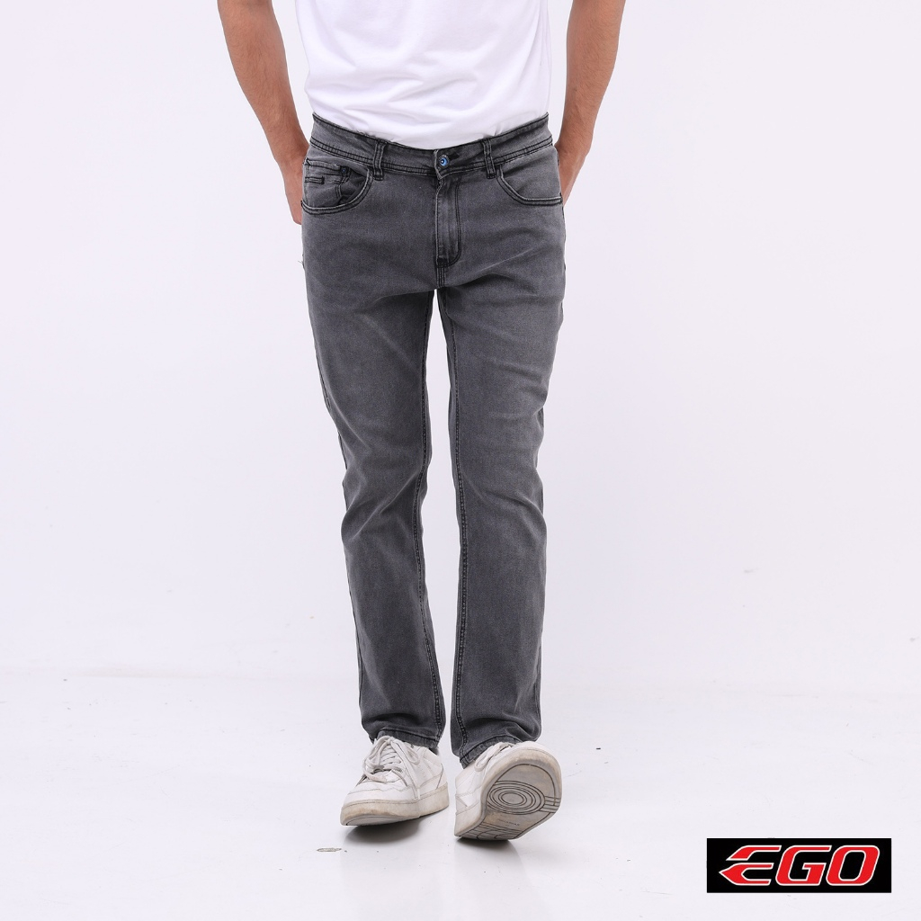 Ego Denim Long Pants Slim Tapered Fit Stretch ESB10-0235 | Shopee ...