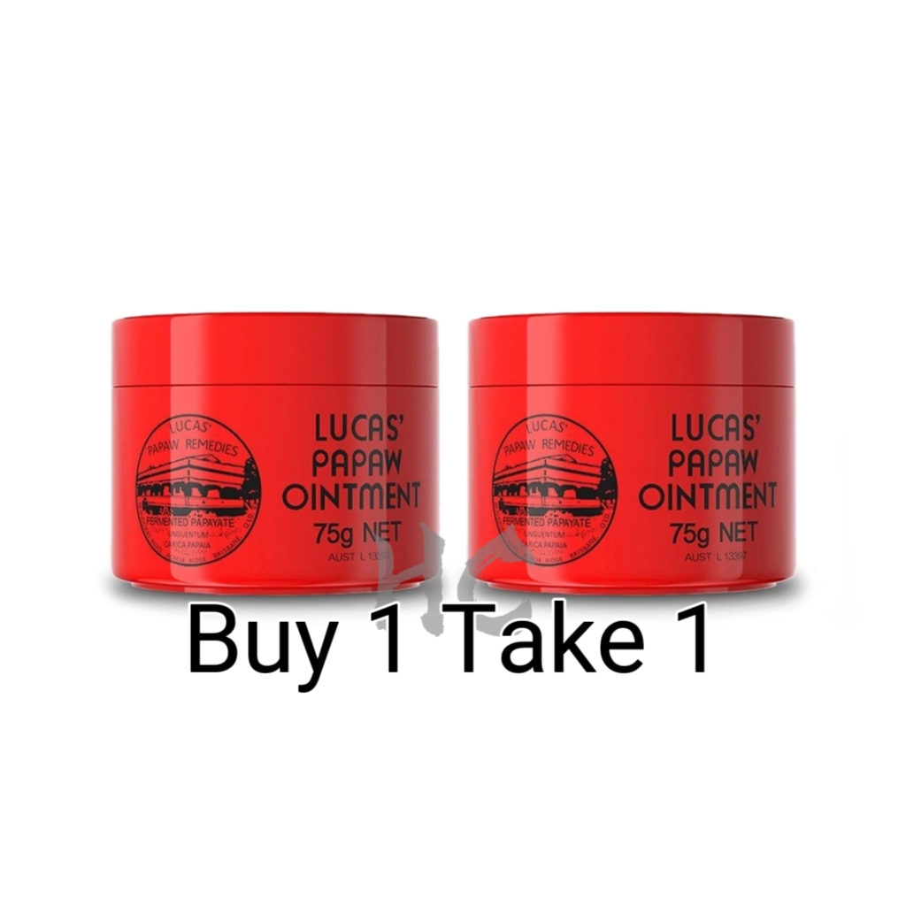 【Buy1 Take1】75g Lucas Papaw Ointment Multifunctional Hydrating Lip Balm ...