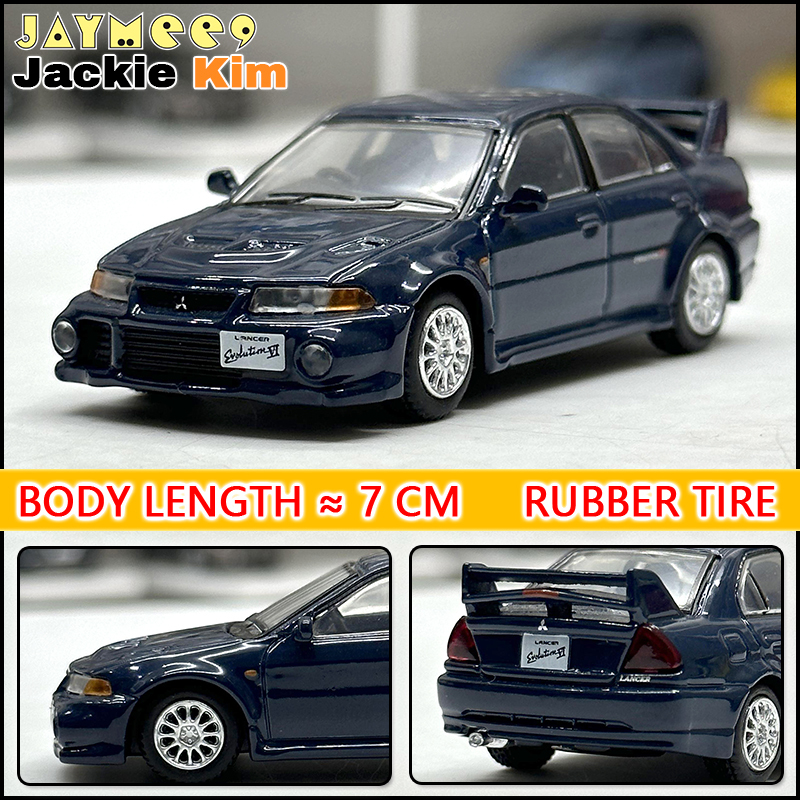JKM 1:64 Scale MITSUBISH EVO 1 2 3 4 5 6 7 8 9 10 Lancer Evolution ...