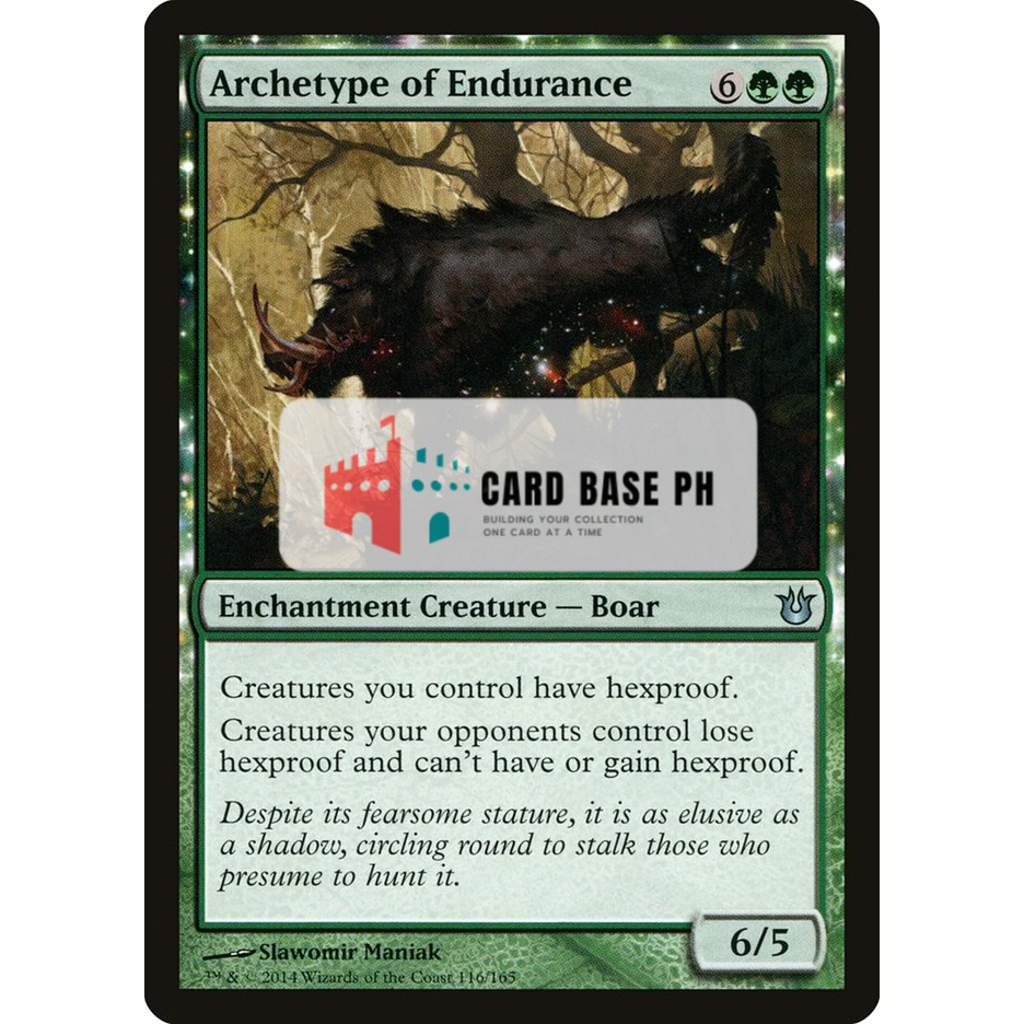 Archetype of Endurance - Magic the Gathering Trading Card | Shopee ...