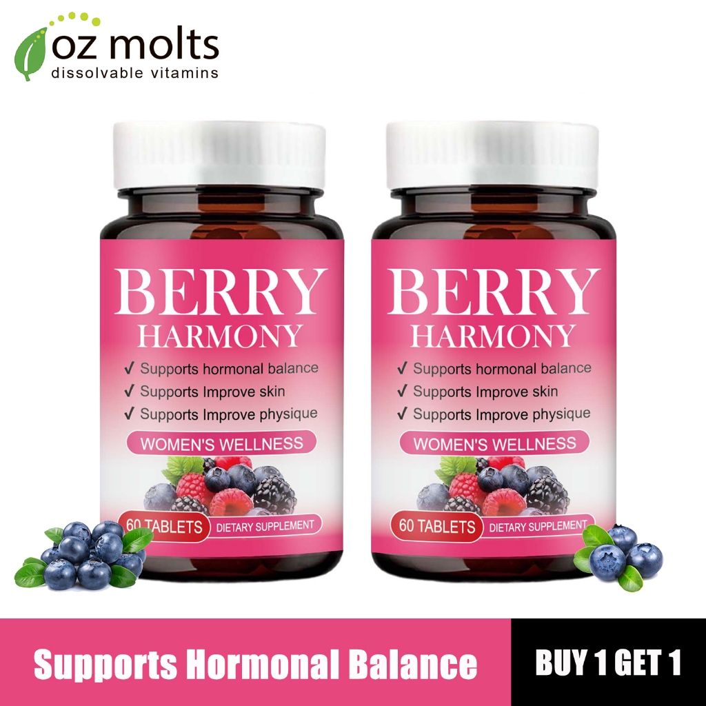 Ozmolts Berry Harmony Original Hormone Balance Supplement Beauty ...
