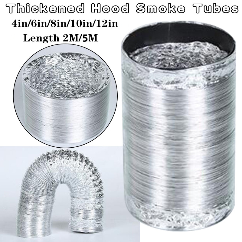 ⚡In Stock⚡ 4"/6"/8"/10"/12" Air Ventilation Pipe Hose Flexible Aluminum ...