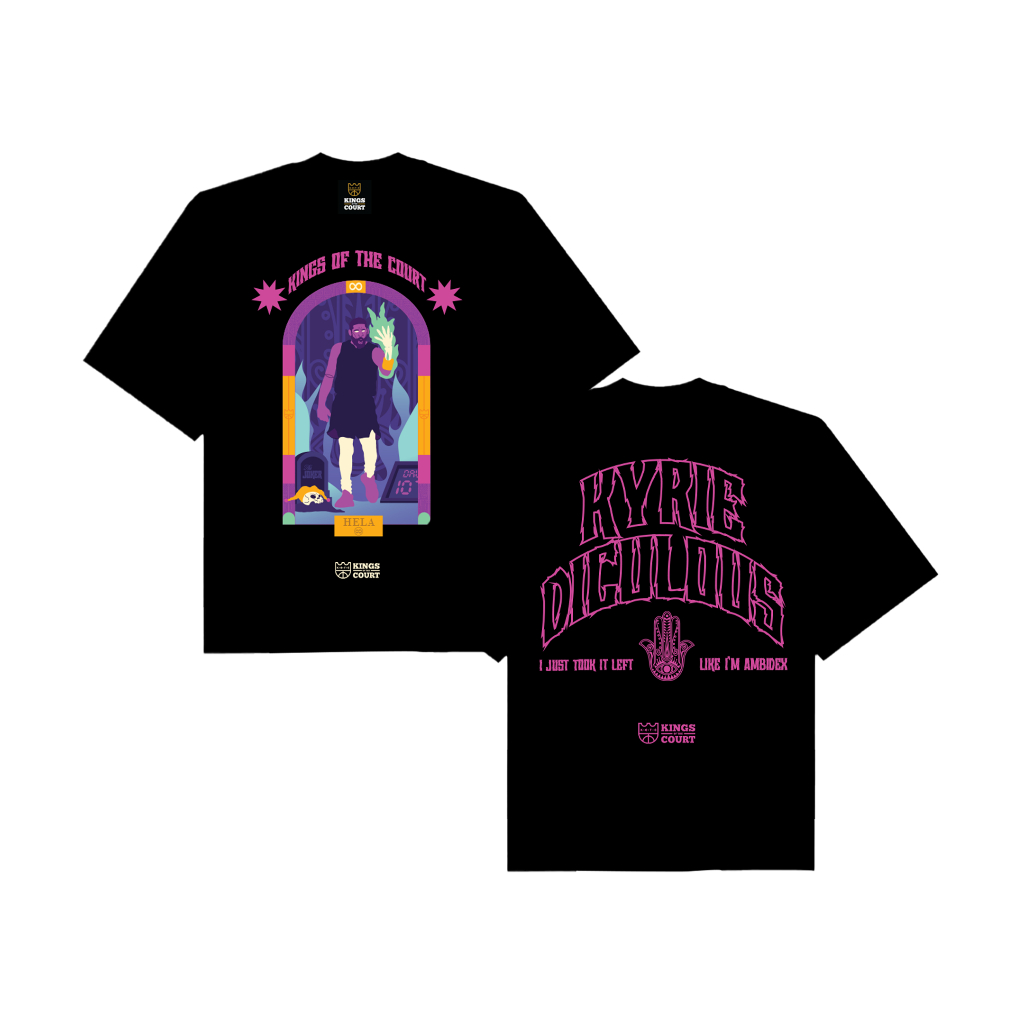 KOTC “Kyrie-diculous” T-Shirt for Men Heavyweight Oversized Shirt in ...