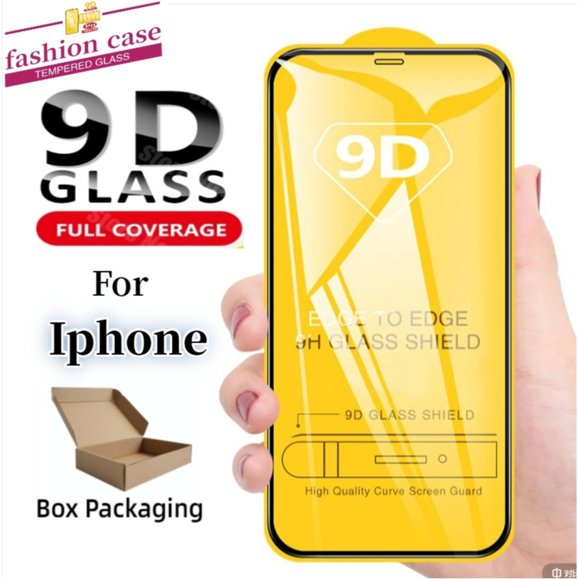 9D Full Tempered Glass For iphone 6G 7G 8G 6 7 8Plus X/XS XR XSMAX iphone 11 12 13 14 15 16 Pro ...