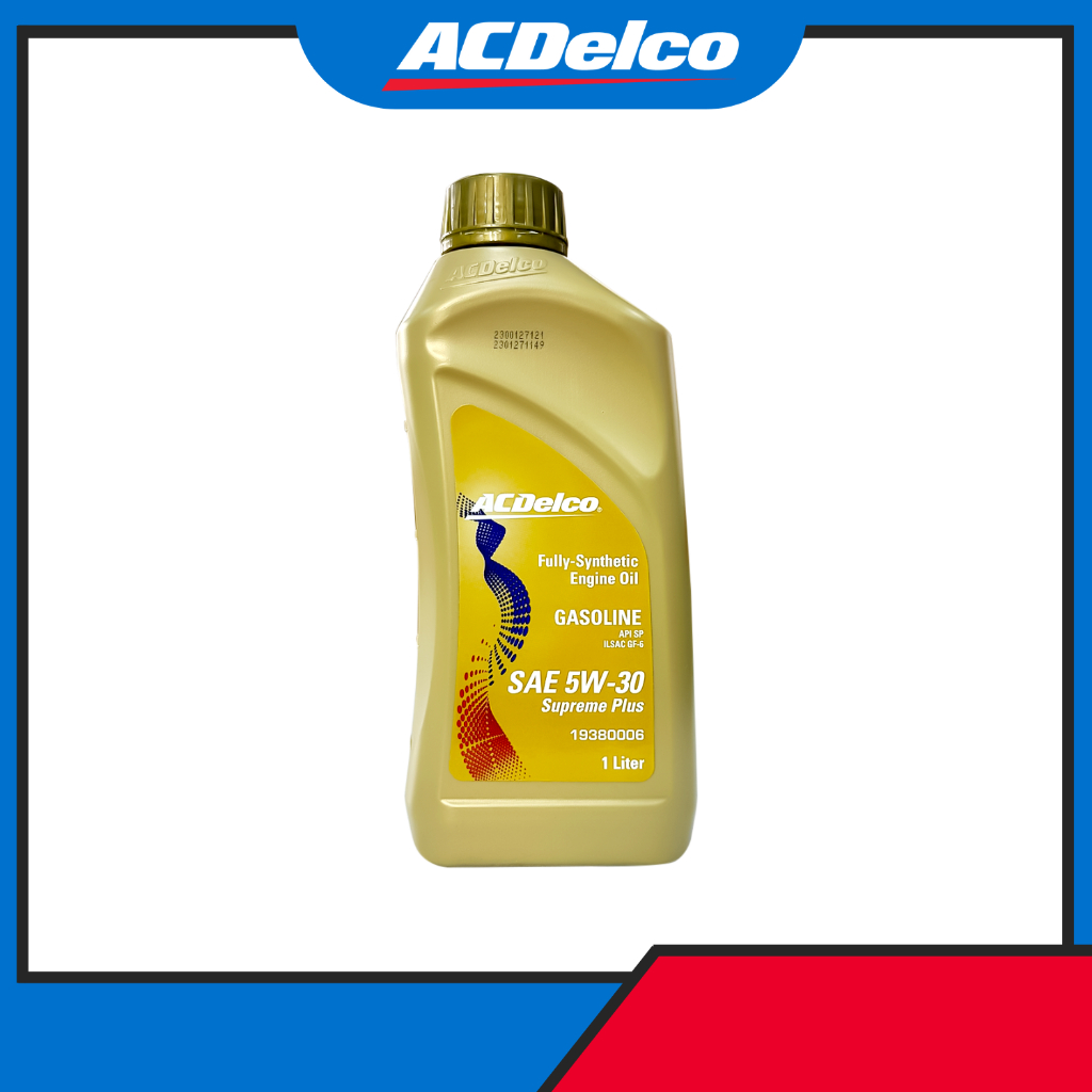 ACDelco 5W-30 Fully Synthetic API SP Gasoline Engine Oil | Shopee ...