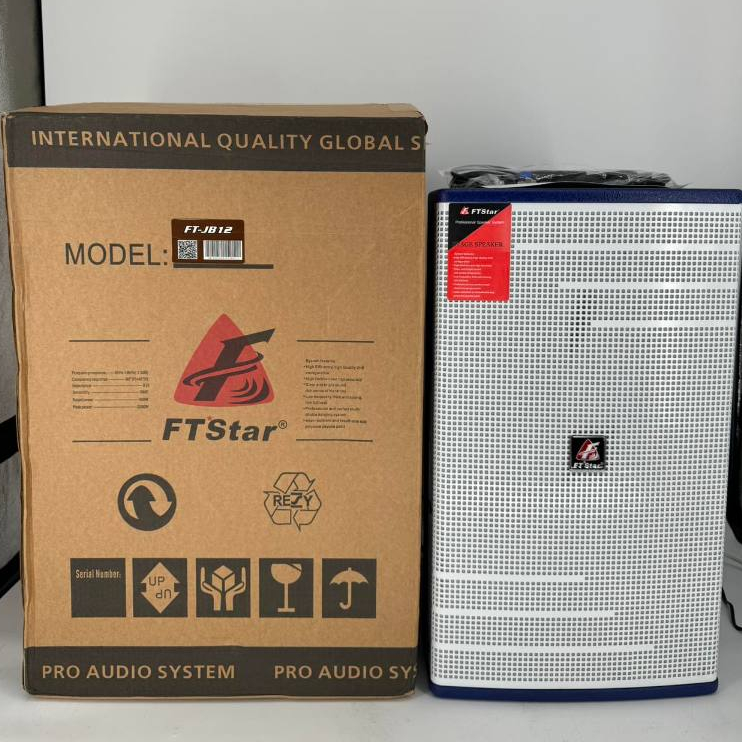 FT STAR FT-JB12 12 Inches 2-Way Passive Karaoke Speaker System Max ...