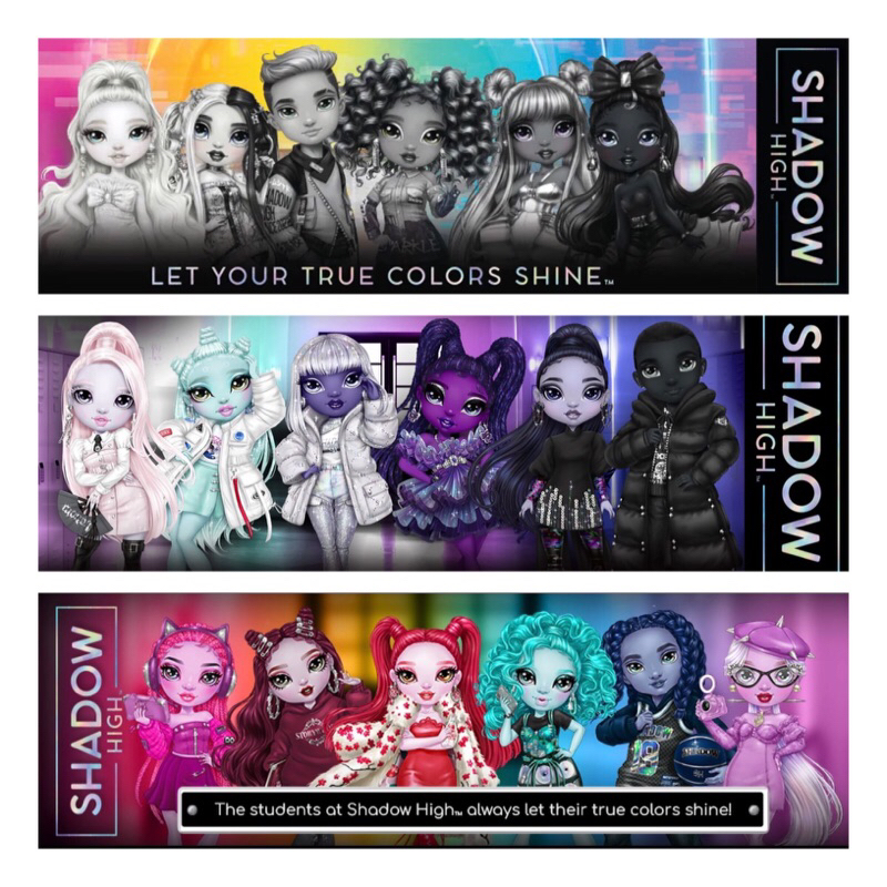SHADOW HIGH - Series 1 (Greyscale), Series 2, Series 3 Fashion Doll ...
