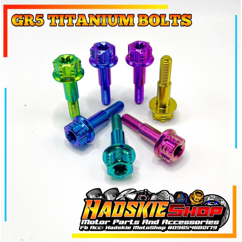 REAL TITANIUM GR5 LEVER BOLTS (PER PIECE) | Shopee Philippines