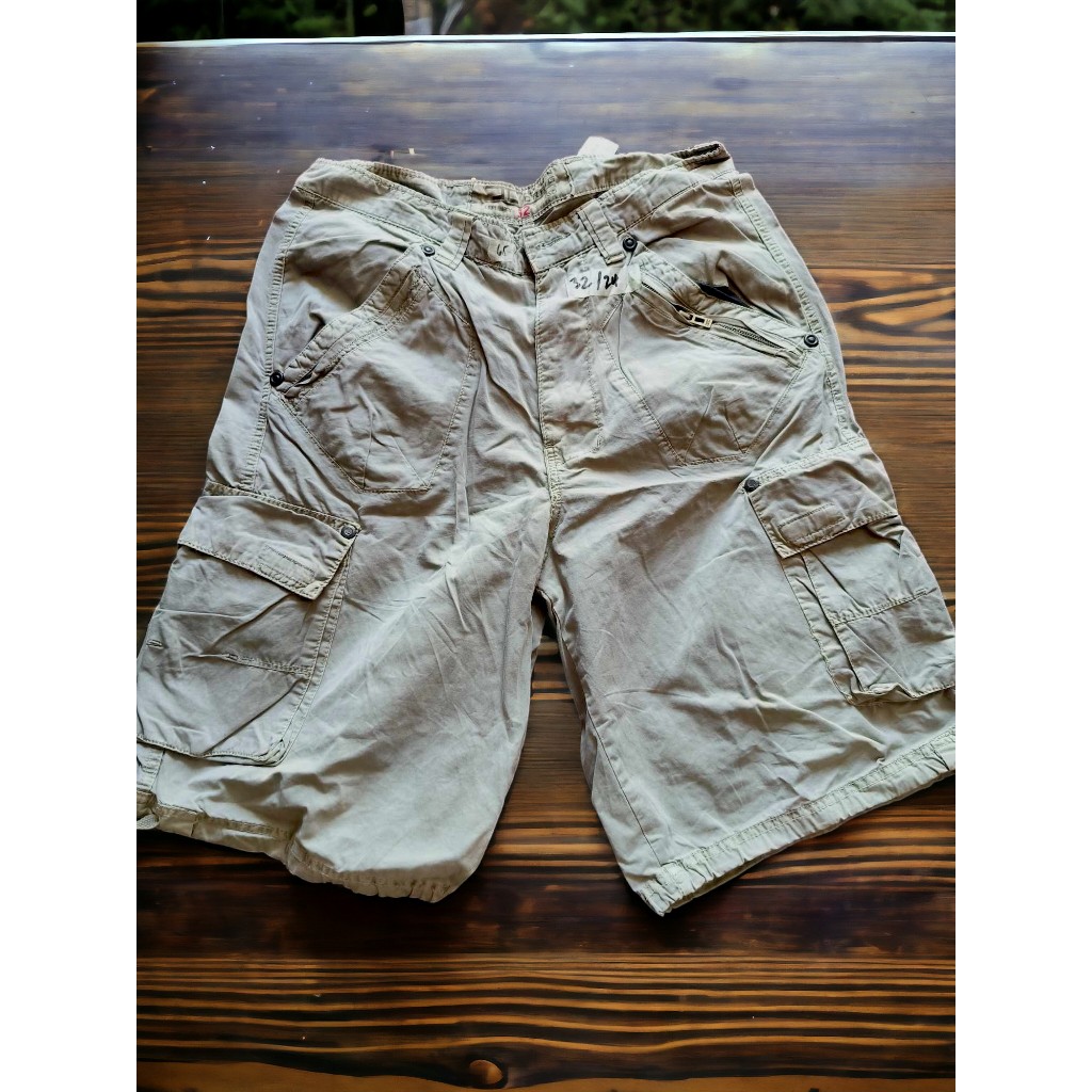 KYU Code: PS #256 Cargo Shorts Six-Pocket (waist 32) | Shopee Philippines