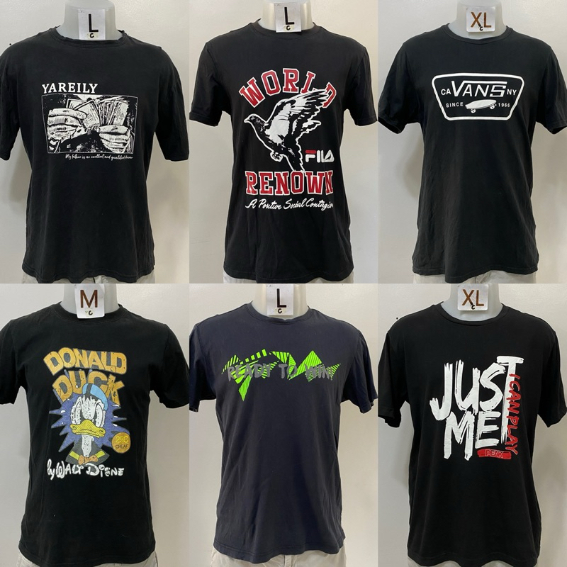 C Preloved Ukay Korean Men’s Y2K Tees T-shirt | Shopee Philippines