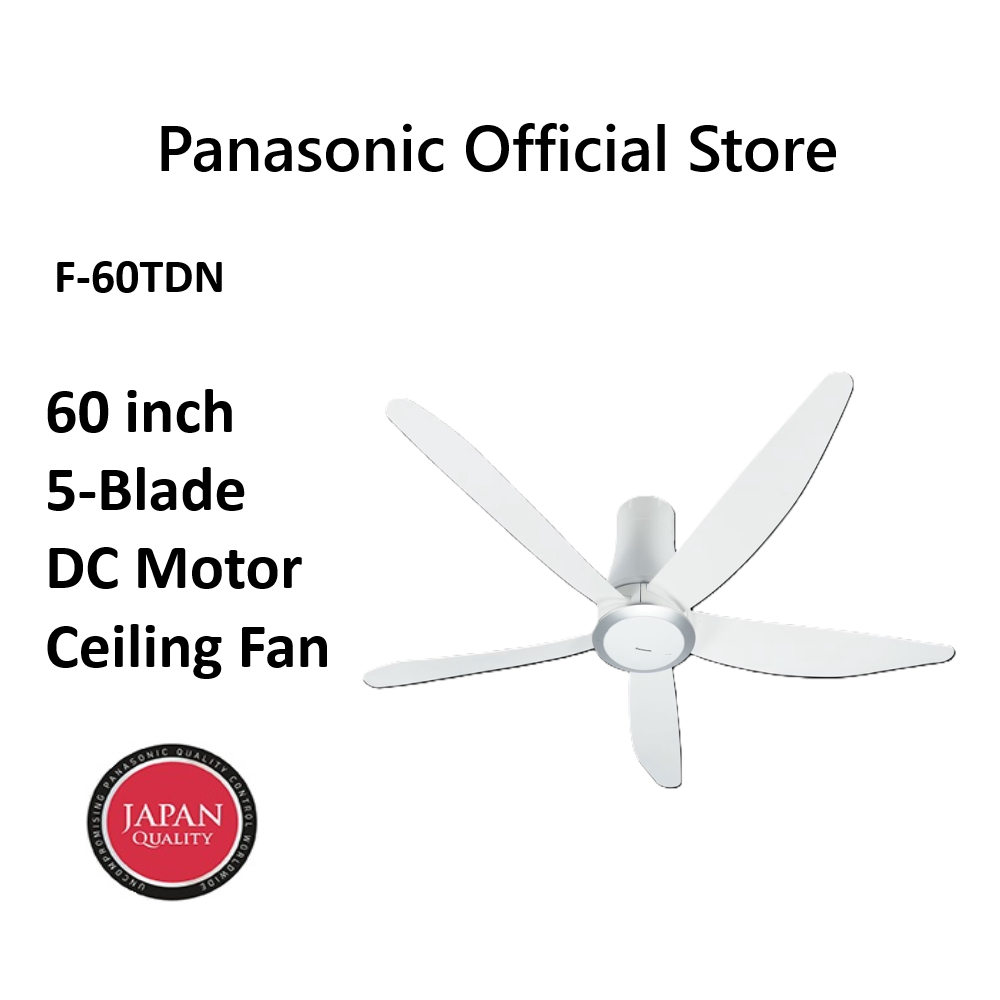 Panasonic F-60TDN 60 inch 5-Blade DC Motor Ceiling Fan | Shopee Philippines
