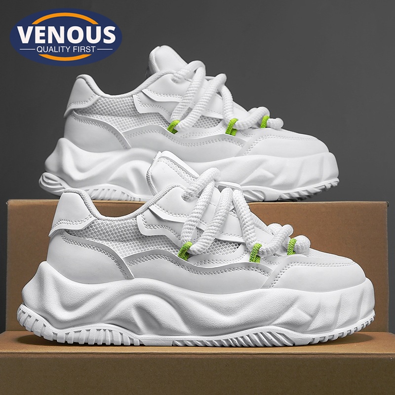 Venous 2024 Korean White Shoes for Men Original Casual Sneakers for Men ...