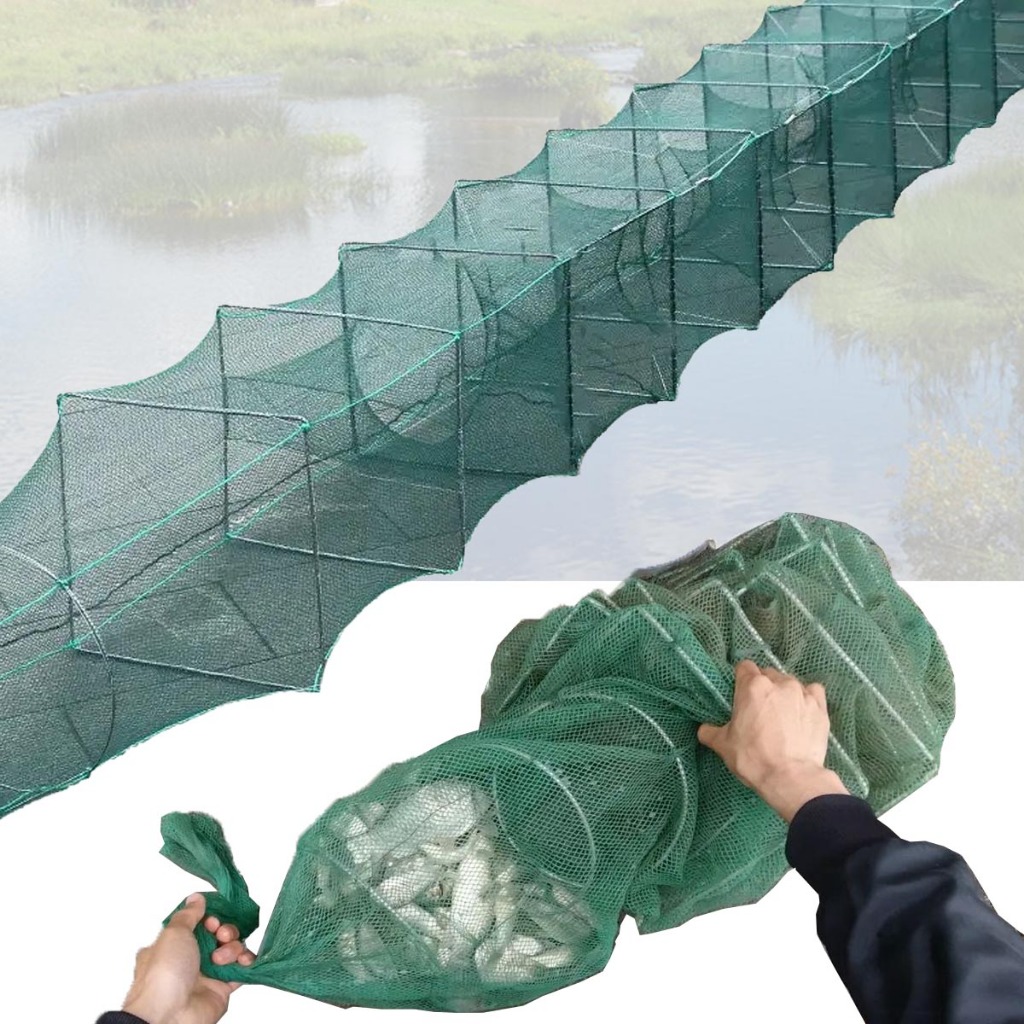 Foldable Shrimp Cage White Fish Cage Fishing Cage Loach Cage Eel Cage ...