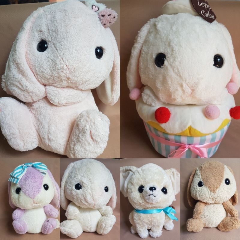 Amuse loopy bunny and dog huggable 16inches stuffed toys | Shopee ...