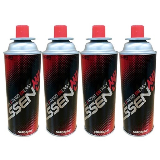 [HWASAN] 4PCS. 220g SSEN Portable Butane Gas Cartridge / 1 PACK * 4 pcs ...