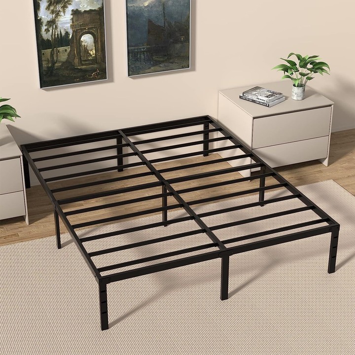 Nordic Metal Bed Iron Bed Frame King and Queen Size Double and Single ...