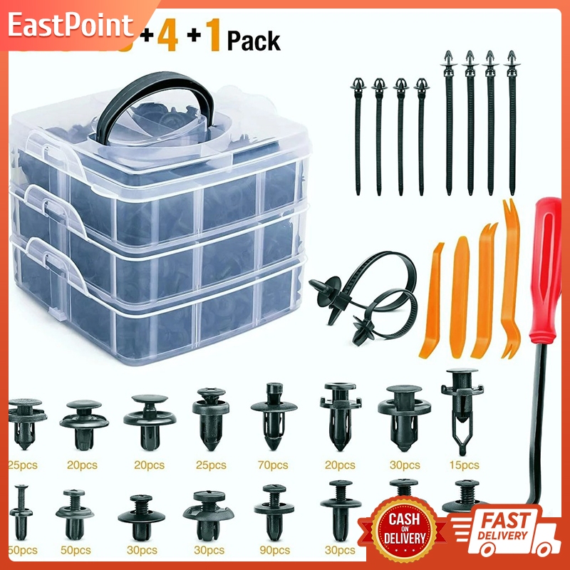 Universal Boxed Bumper Side Skirt Fixing Buckle 620PCS Hybrid Car ...