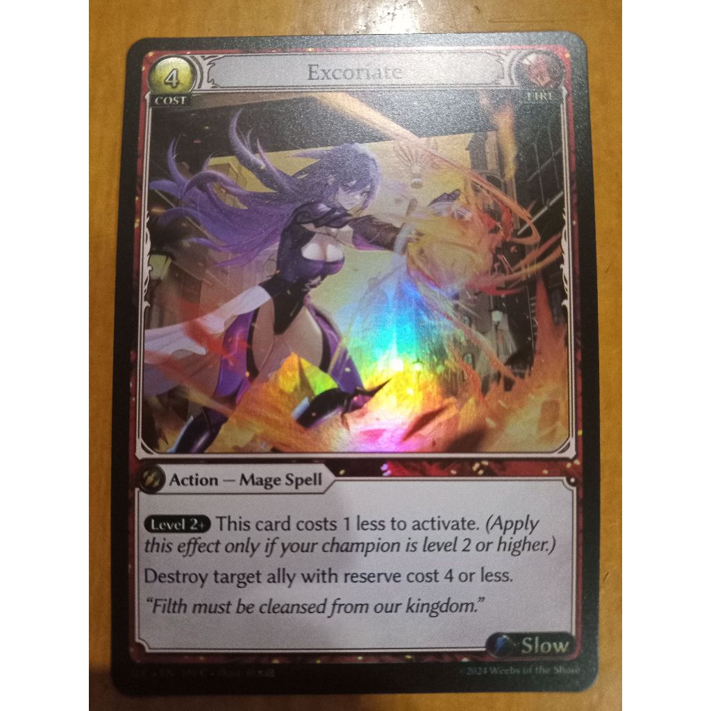 GA Excoriate Foil C Alchemical Revolution ALC Grand Archive English ...