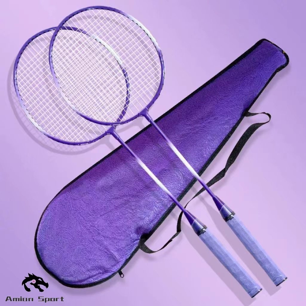 Badminton Set 2pcs Professional Training Durable Racquet Amateur ...