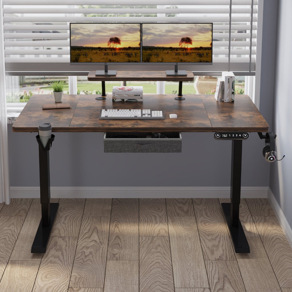BilBil 1.4M Electric Standing Desk Multi-functional electric Table ...