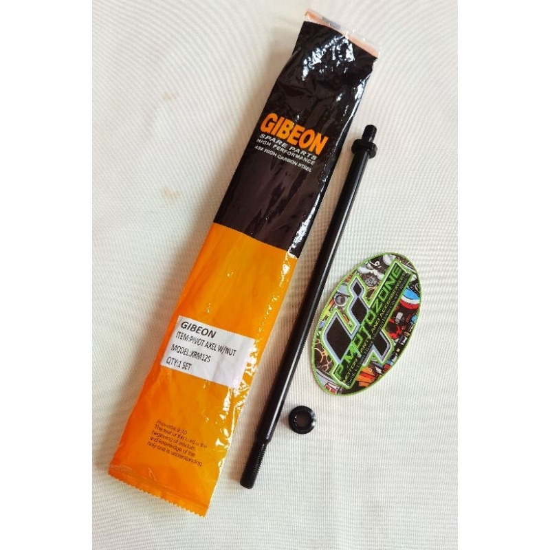 Pivot Axle with nut Xrm 125 / RS125 , Gibeon spare parts original, #45 ...
