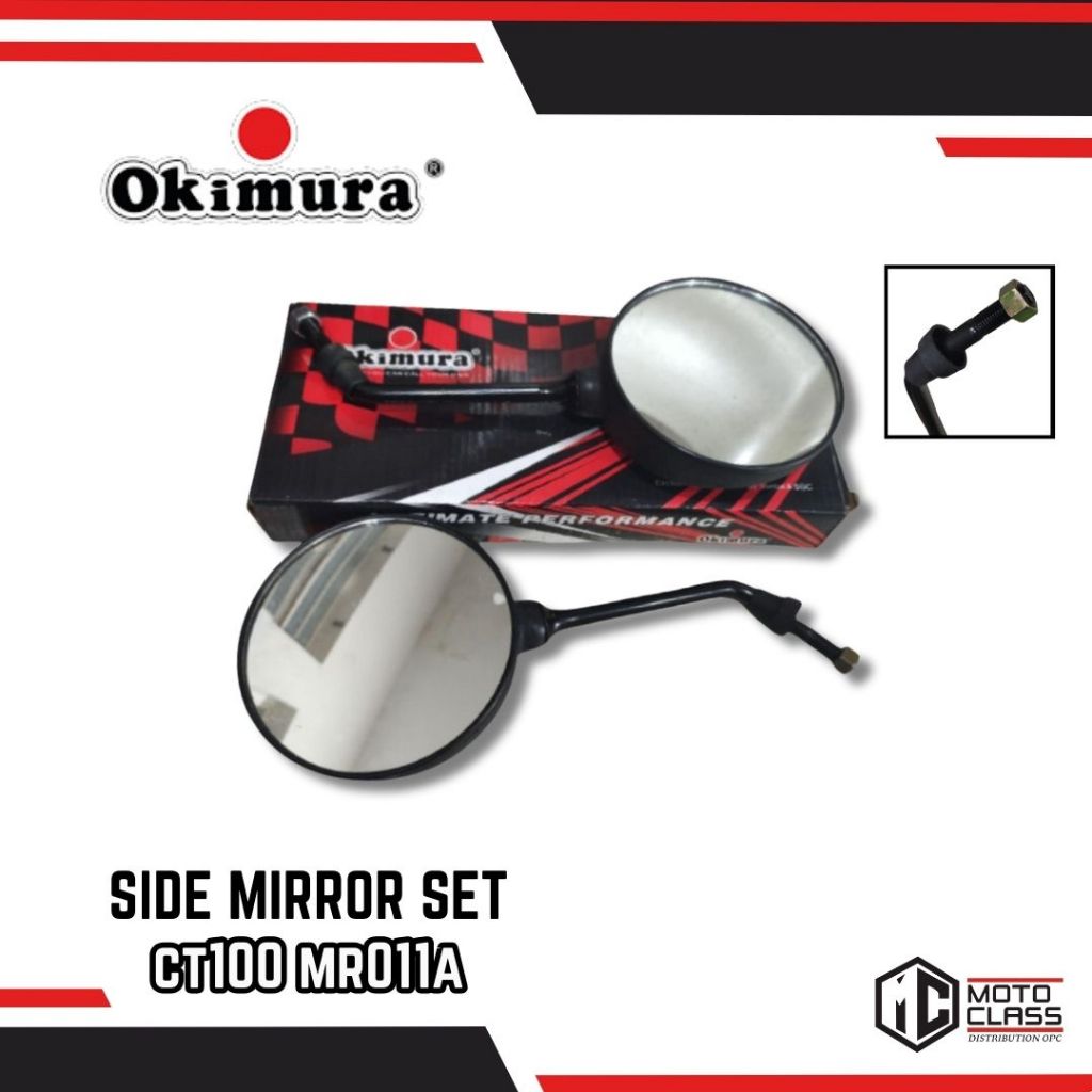OKIMURA ROUND SIDE MIRROR SET CT100 MR011A | Shopee Philippines