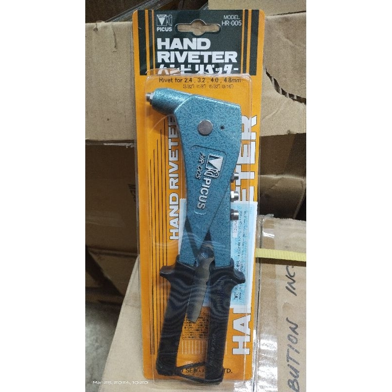 Japan Picus hand riveter Taiyo heavy duty HR-005 | Shopee Philippines