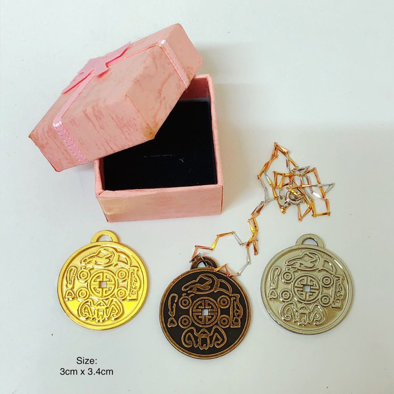 Fengshui Lucky Charm Money Amulet with Chain With Box | Shopee Philippines