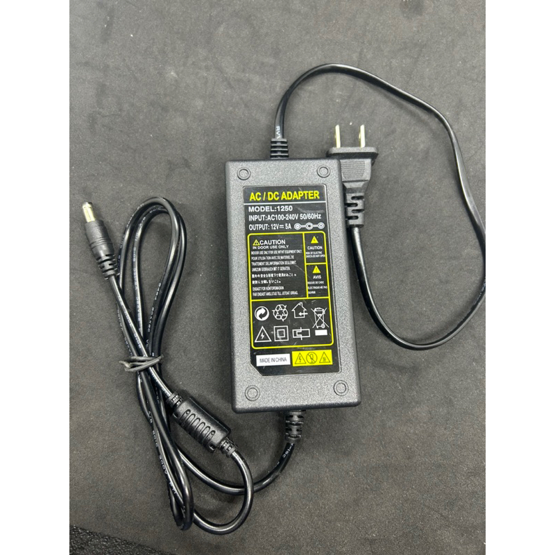 AC/DC ADAPTER 12V 5A | Shopee Philippines