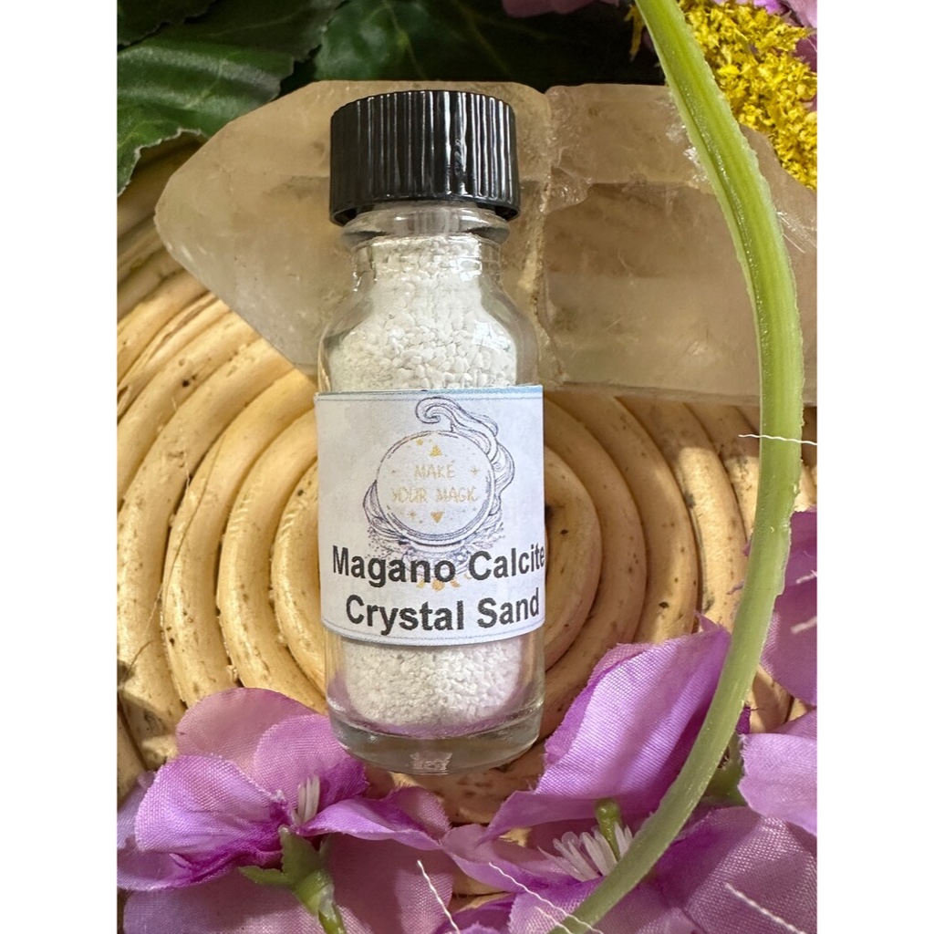 Magano Calcite Crystal Sand Powder for Ritual Candles, Potion, Charms ...