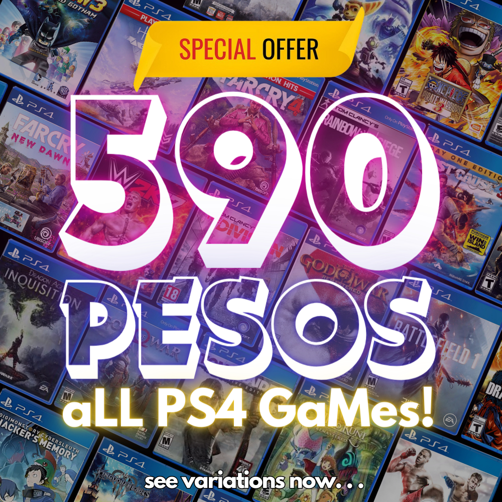 PS4 Games All 590 Pesos PlayStation 4 PS4 Games Used | Pre-Owned Good ...