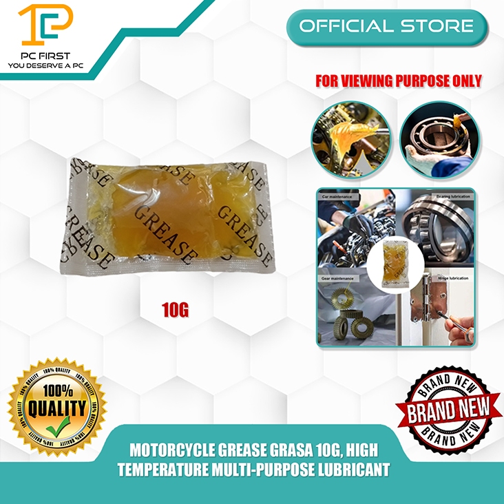 PC FIRST MOTORCYCLE GREASE GRASA 10G, HIGH TEMPERATURE MULTI-PURPOSE ...