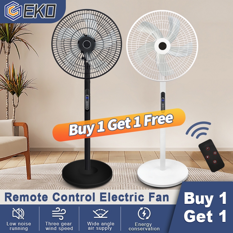 16-inch remote control electric fan buy 1 get 1 free vertical floor fan ...