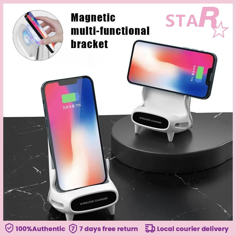 Original portable wireless charger Magnetic 15W Fast charger Mini chair ...