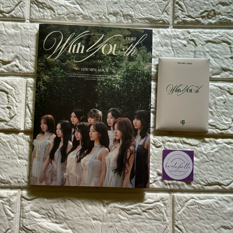TWICE 13th Mini Album With You-th Sealed Album with General POB JYP Gen POB Photobook Digipack ...