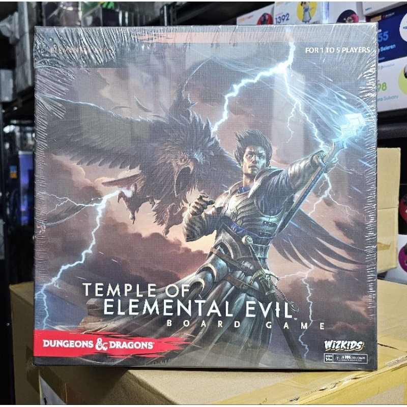 Wizkids Dungeons and Dragons Temple of Elemwntal Evil Board Game (Board ...