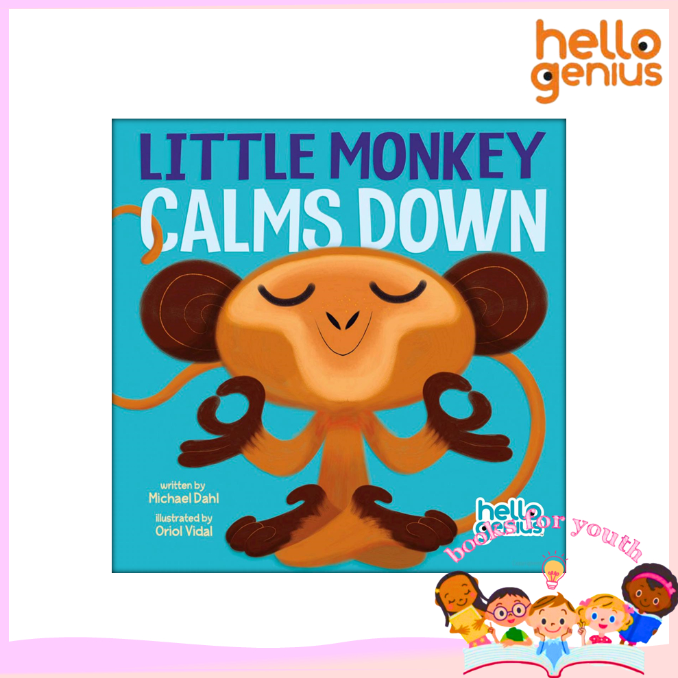 HELLO GENIUS Little Monkey Calms Down [Board Board][S:20x20cm] | Shopee ...