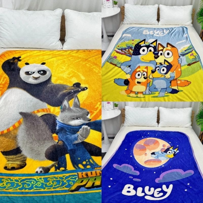 Kung Fu Panda Blanket Kumot for Kids Good Quality Character Bluey ...