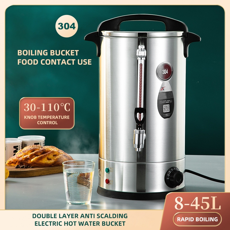 Stainless steel household commercial double-layer 304 water bucket ...