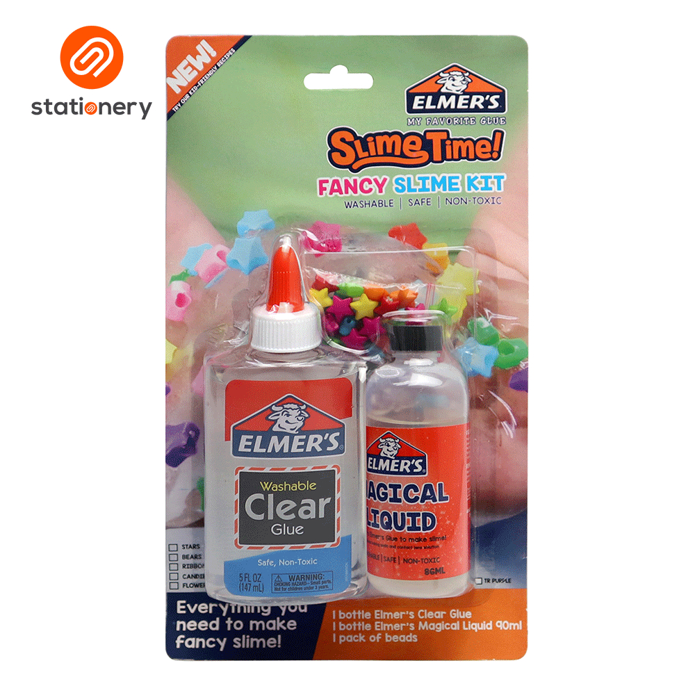 Elmer's Clear Glue Fancy Slime Kit - With Star | Shopee Philippines