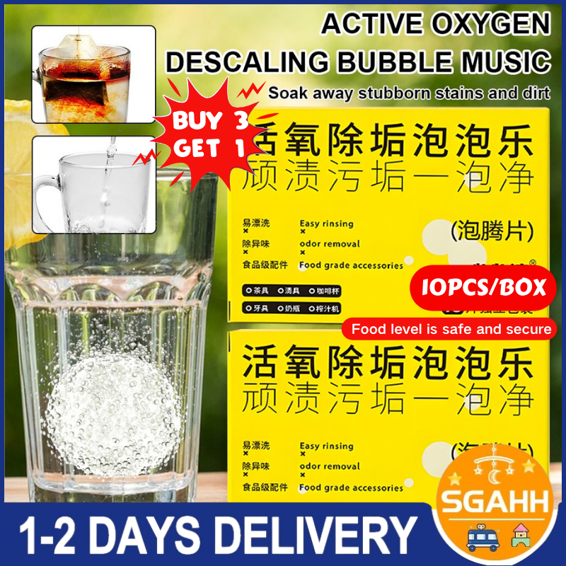Bubble Oxygen Descaling Tablets Clean Tea Set Stains Kettle Descaling ...