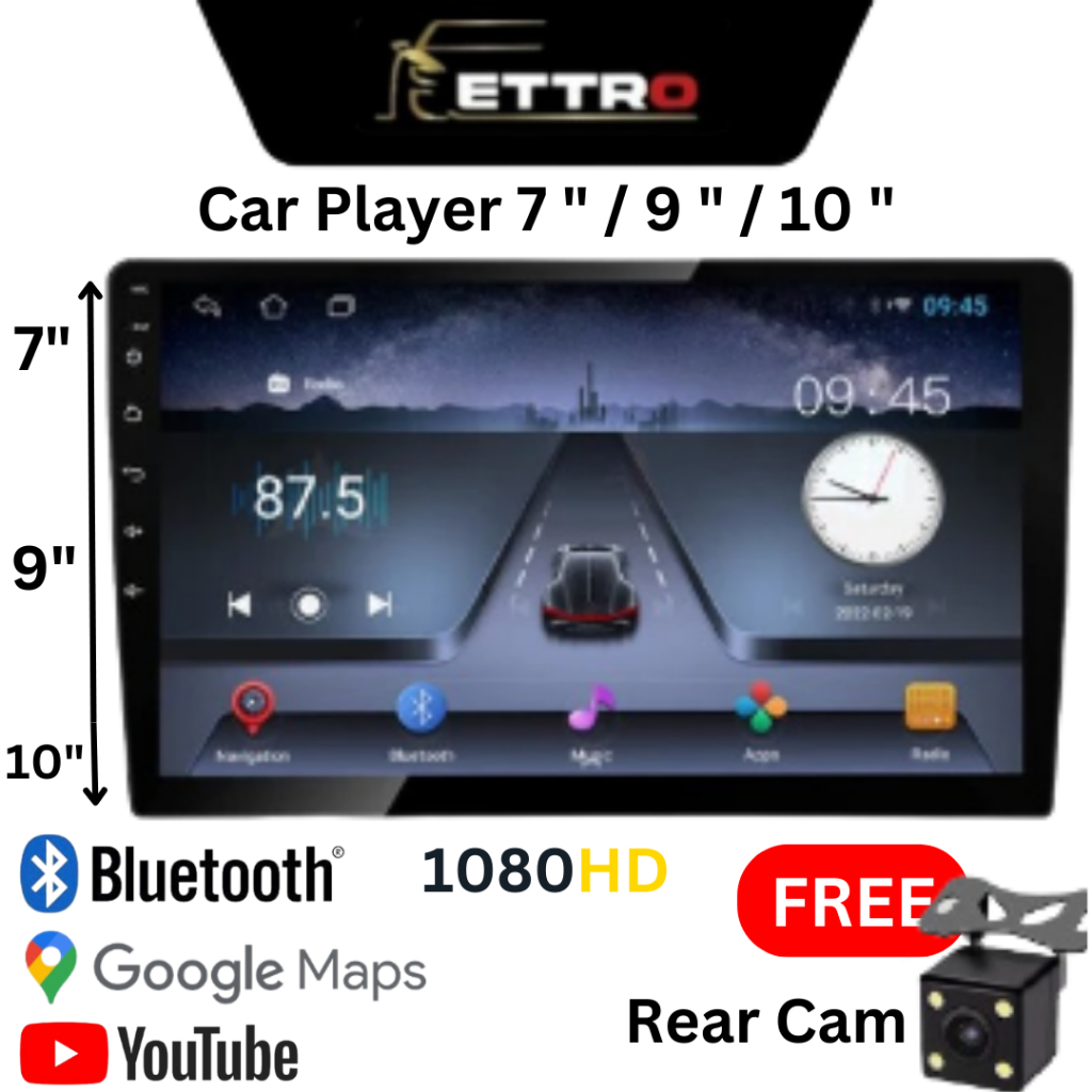 [ 4GB RAM+32GB ROM ] Car Android Player 7"9"10 inch Quad Core Car ...