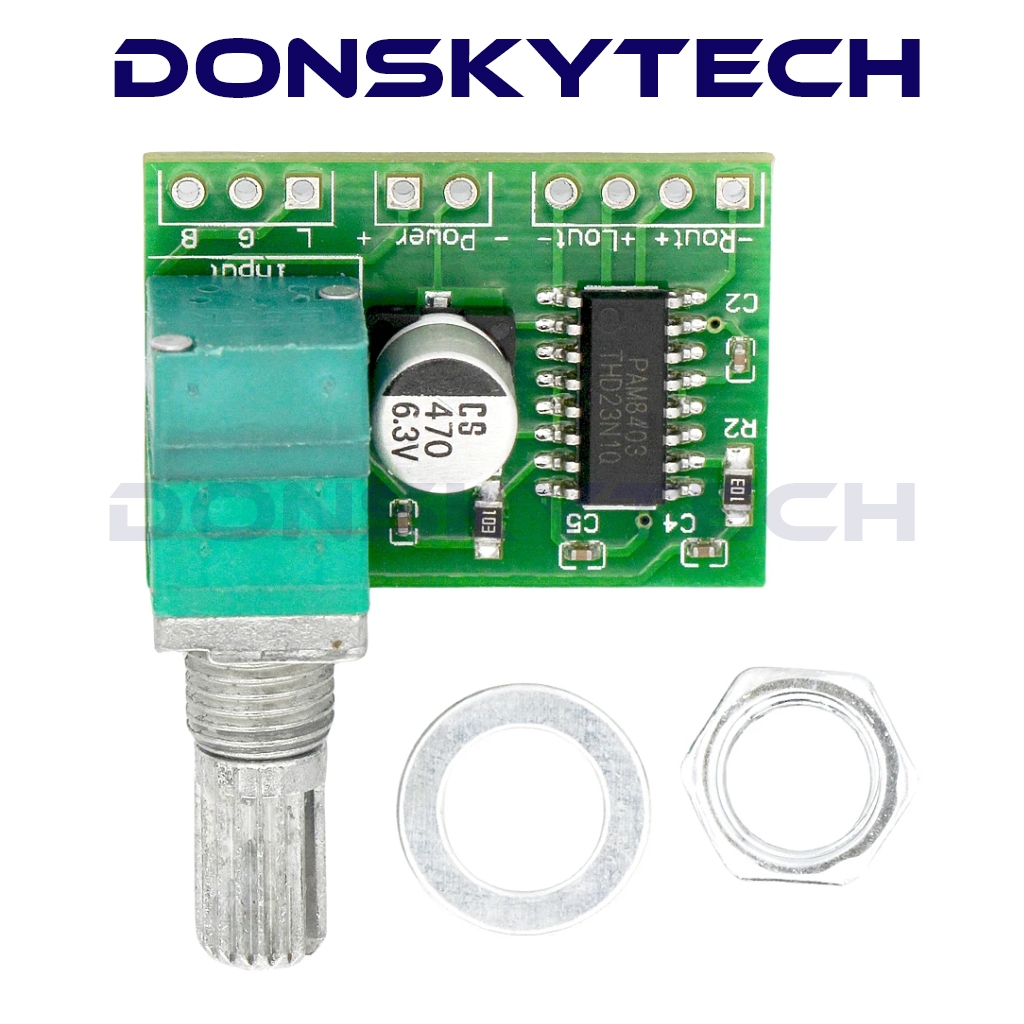 PAM8403 2-Channel Audio Amplifier with Volume Control | Shopee Philippines