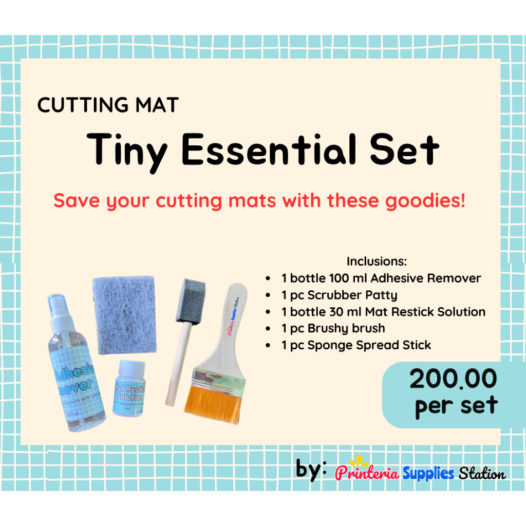 𝐂𝐮𝐭𝐭𝐢𝐧𝐠 𝐌𝐚𝐭𝐬 𝐄𝐬𝐬𝐞𝐧𝐭𝐢𝐚𝐥 𝐒𝐞𝐭 (applicable in any mat with adhesives ...