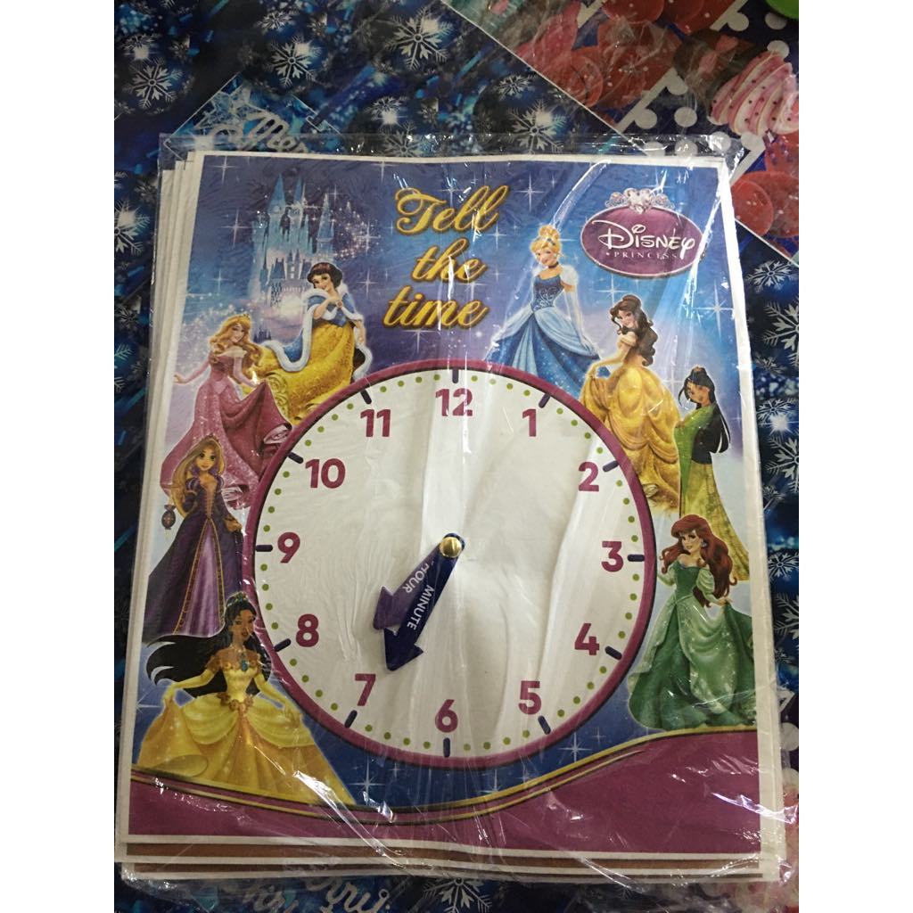 Paper Clock with ASSORTED designs by 6's & by 12's | Shopee Philippines