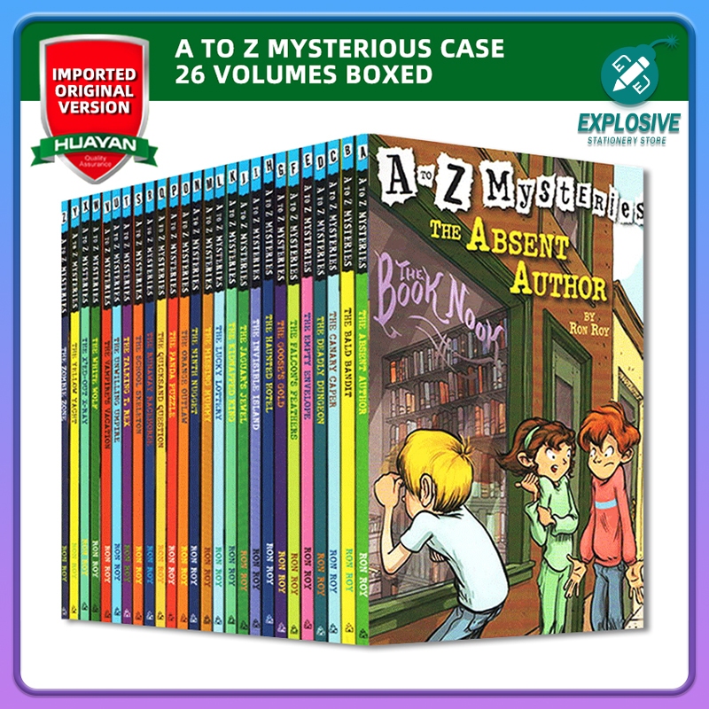 English A to Z Mysteries 26 Books Set English Fiction Children Boys ...