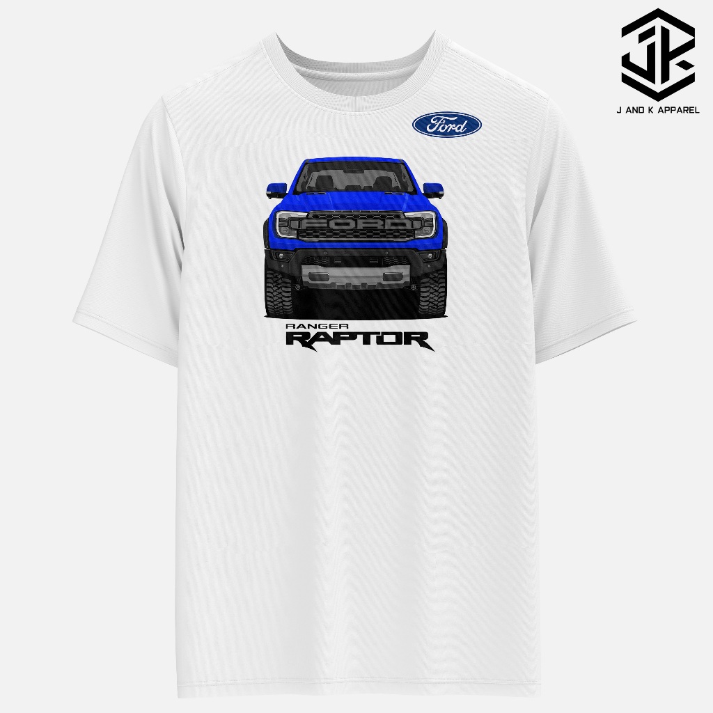 Ford Ranger Raptor Next-Gen Car Shirt - Blue | Shopee Philippines