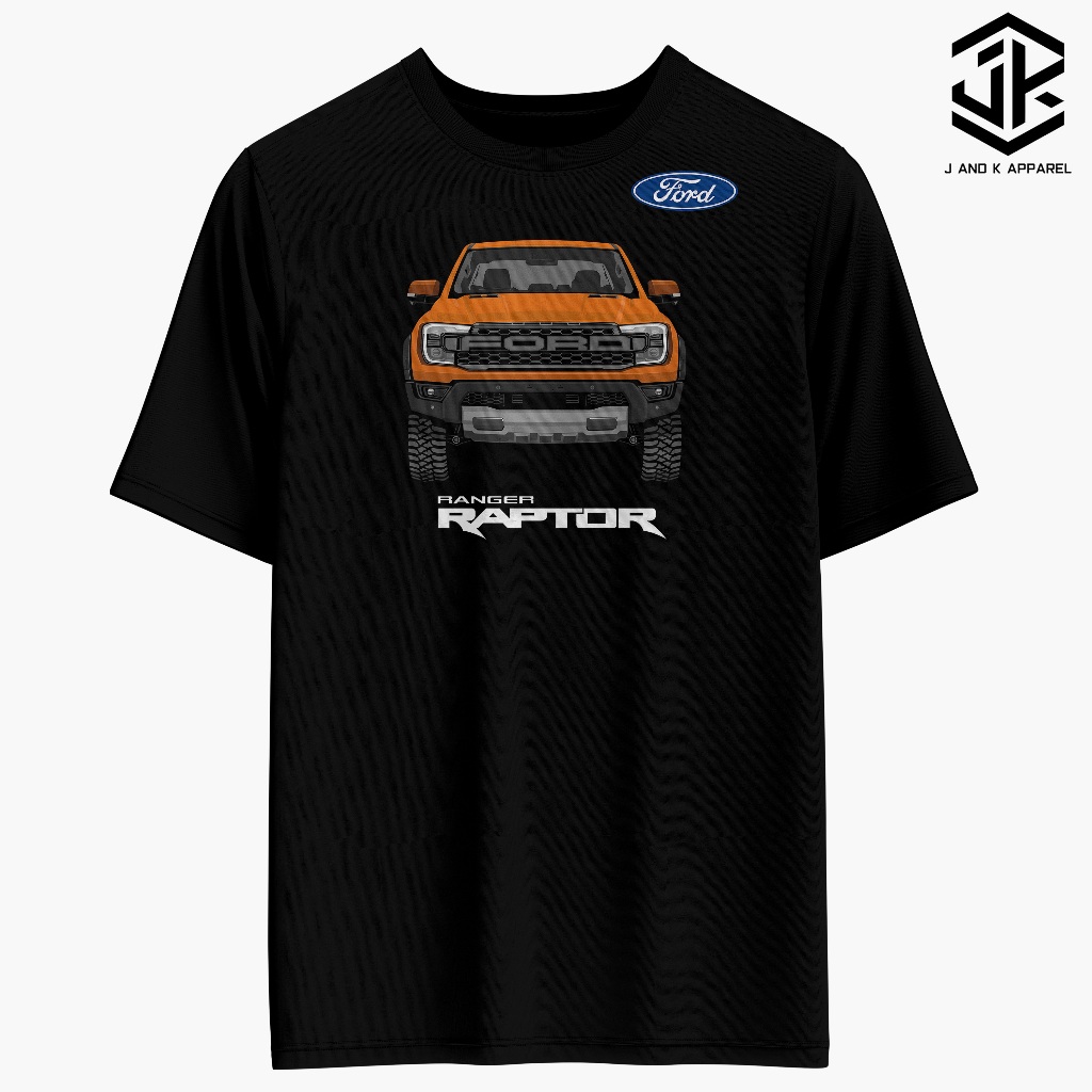 Ford Ranger Raptor Next-Gen Car Shirt - Sedona Orange | Shopee Philippines
