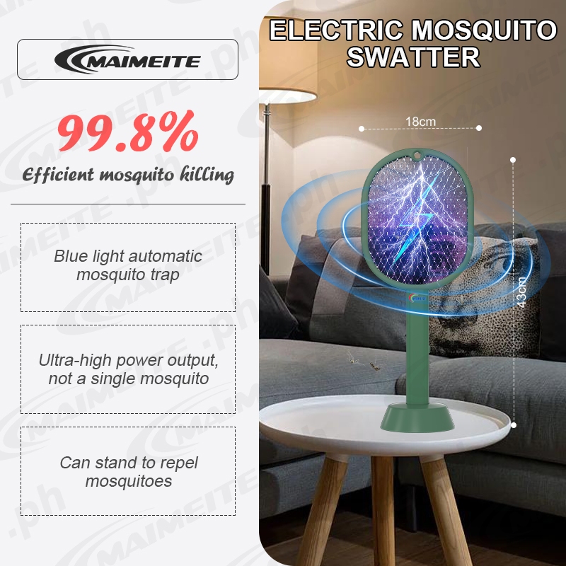 Maimeite Electric Mosquito Swatter Cordless Vacuum Rechargeable ...