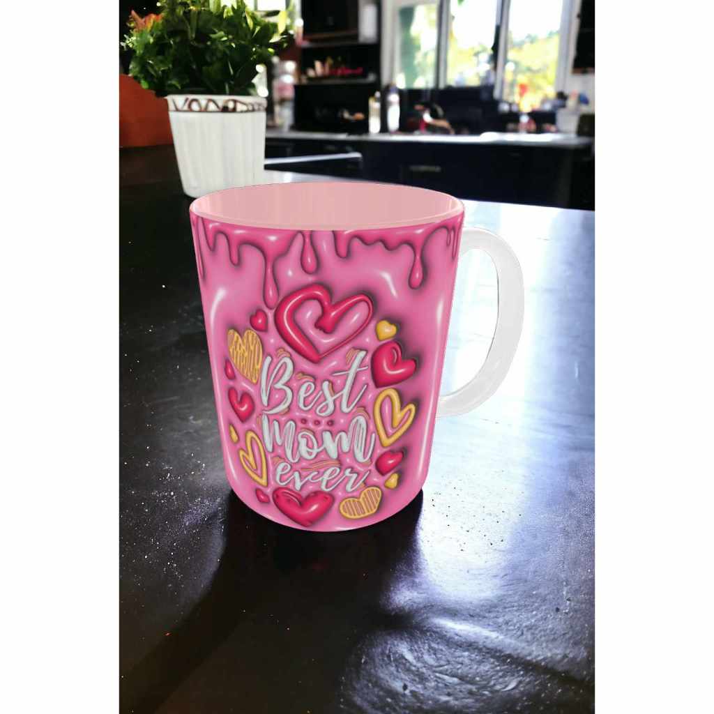 3D Inflated Inner Coated Mug BEST MOM 11oz with Box | Shopee Philippines